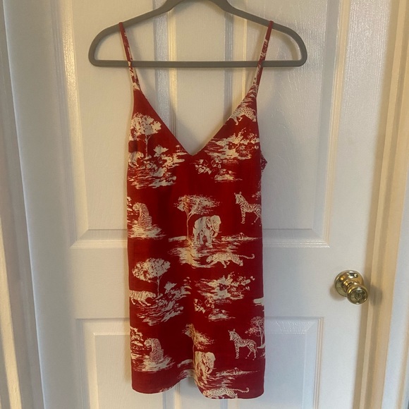Reformation | Dresses | Reformation Mini Red Dress In Perfect Condition ...